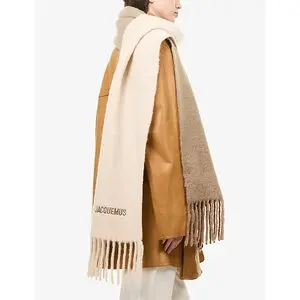 Jacquemus The Moisson Gradient Wool-blend Scarf