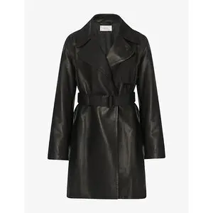 THE ROW Siempra Belted Leather Coat