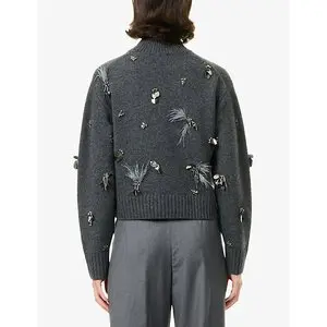 Simkhai Gabriette Embellished Wool-blend Jumper