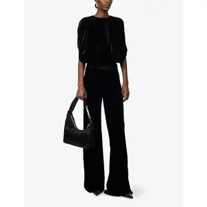 Rick Owens Bubble Cropped Velvet Jacket