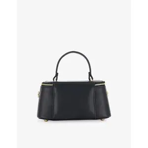 DUNE Successful Mini Leather Top-handle Bag - Black Leather