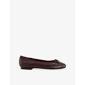 TONY BIANCO Comma Leather Ballet Flats - Vino