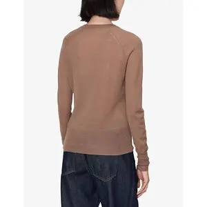 JOSEPH Reem Cashair Henley Cashmere Top