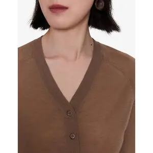 JOSEPH Reem Cashair Henley Cashmere Top