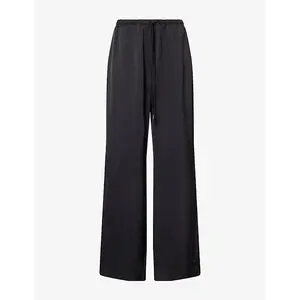 Camilla And Marc Ground Relaxed Satin Trousers - Black