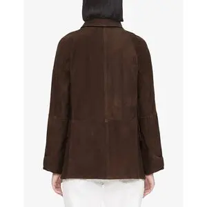 ALLSAINTS Roiya Patch-pocket Suede Jacket