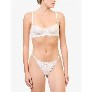 Lounge Tempt Floral Lace Thong