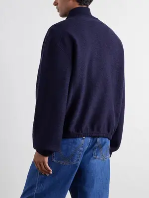 Bottega Veneta Wool-blend Bouclé Half-zip Sweatshirt