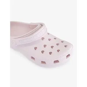 CROCS Classic Hearts Rubber Clogs