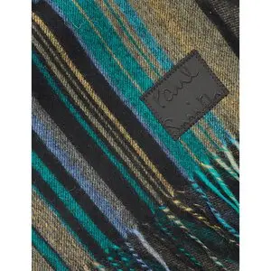 Paul Smith Trent Stripe Wool Scarf
