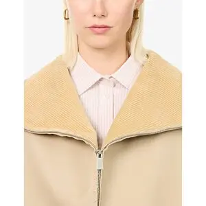 TOTEME Zipped Country Cotton Jacket - Fawn