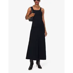JOSEPH Joann Jacquard Milano Woven Tank Top - Black