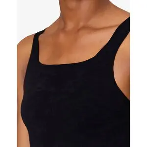 JOSEPH Joann Jacquard Milano Woven Tank Top - Black