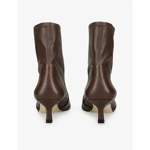 STUART WEITZMAN Vinnie 50 Leather Ankle Boots