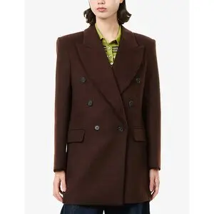 Paige Uma Double-breasted Wool-blend Coat