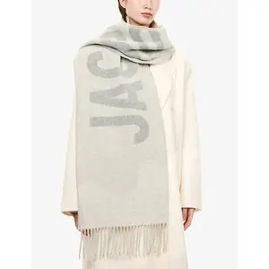 Jacquemus The Wool Scarf - Grey
