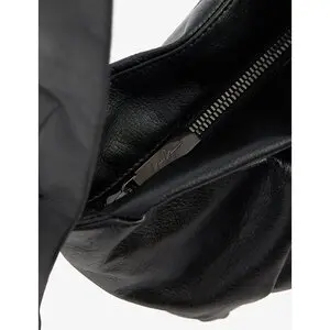 Yohji Yamamoto Puff Leather Crossbody Bag
