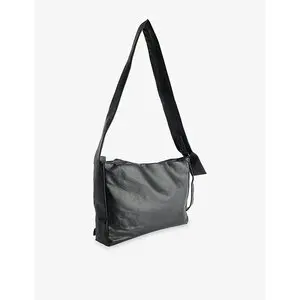 Yohji Yamamoto Puff Leather Crossbody Bag