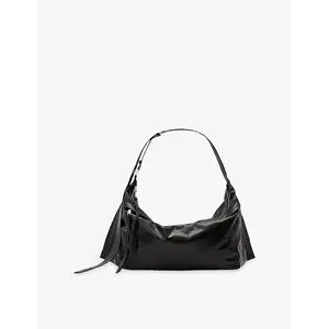 ALLSAINTS Lutece Leather Duffle Bag - Black