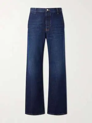 JEANERICA Genua Straight-leg Mid-waist Cotton Jeans - Blue