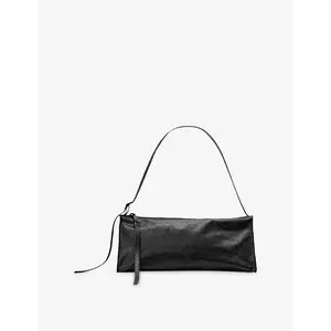 ALLSAINTS Siloh Leather Shoulder Bag - Black