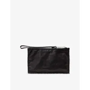 ALLSAINTS Siloh Mini Leather Pouch - Black