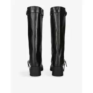 MIISTA Izolda Leather Heeled Knee-high Boots