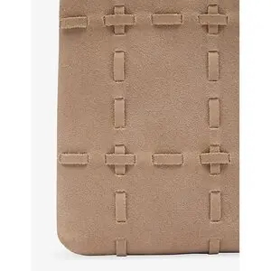 Whistles Suede Whipstitch Phone Cross-body Bag