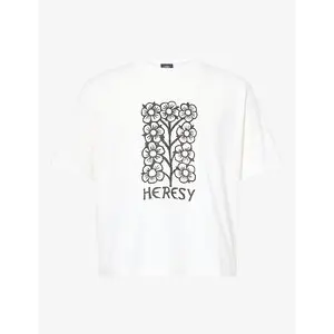 HERESY Verdure Floral-print Cotton T-shirt