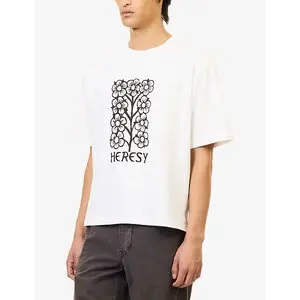 HERESY Verdure Floral-print Cotton T-shirt