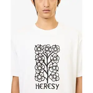 HERESY Verdure Floral-print Cotton T-shirt