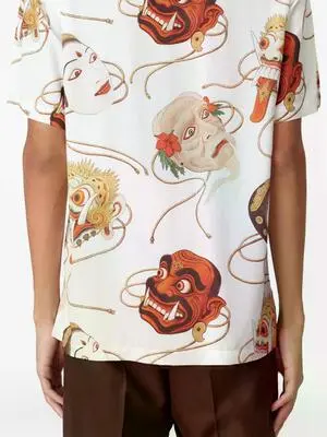 ENDLESS JOY Topeng Graphic-print Short-sleeve Shirt