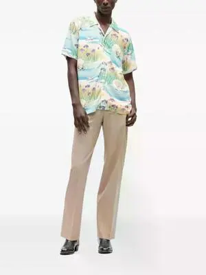 ENDLESS JOY Iris Graphic-print Short-sleeve Shirt