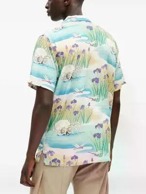 ENDLESS JOY Iris Graphic-print Short-sleeve Shirt