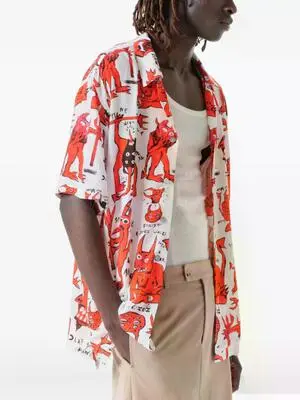 ENDLESS JOY Devil Graphic-print Short-sleeve Shirt
