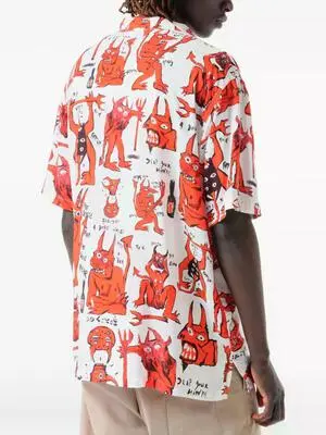 ENDLESS JOY Devil Graphic-print Short-sleeve Shirt