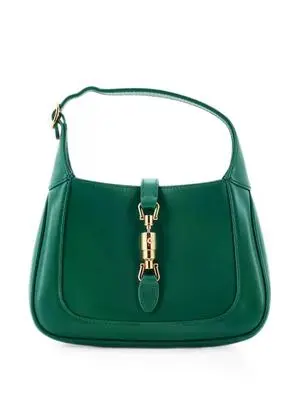 Gucci Jackie 1961 Leather Mini Hobo Bag - Green