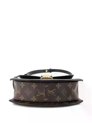 LOUIS VUITTON Tilsitt Top Handle Bag Reverse Monogram Canvas Crossbody Bag - Brown