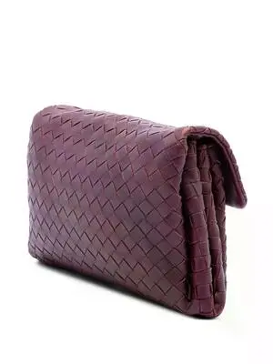 Bottega Veneta 2010 Nappa Intrecciato Flap Clutch Bag