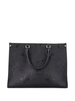 LOUIS VUITTON Onthego Monogram Empreinte Giant Mm Tote Bag - Black