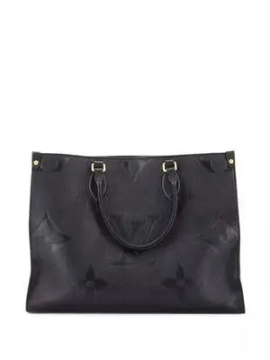 LOUIS VUITTON Onthego Monogram Empreinte Giant Mm Tote Bag - Black