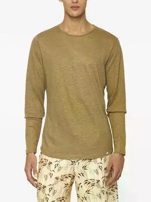 Orlebar Brown Linen T-shirt - Brown