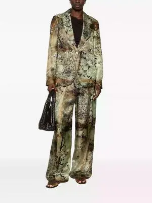 PIERRE-LOUIS MASCIA Floral-pattern Trousers