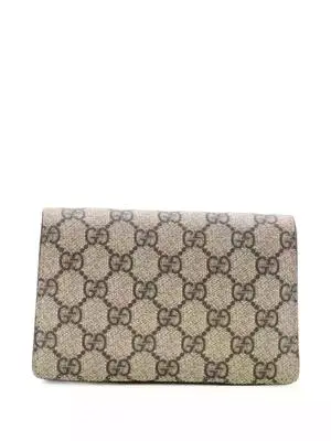 Gucci Dionysus Bag Gg Coated Canvas Super Mini Crossbody Bag