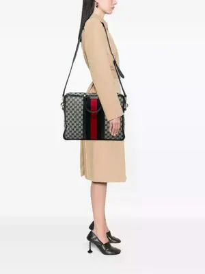 Gucci 2016-2026 Gg Canvas Web Briefcase Business Bag