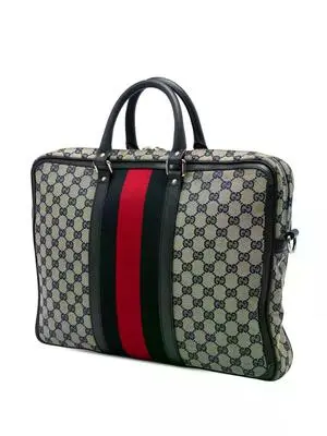 Gucci 2016-2026 Gg Canvas Web Briefcase Business Bag
