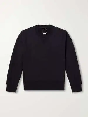 Visvim Court Cotton-jersey Sweatshirt - Black