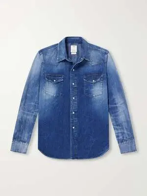 Visvim Social Sculpture Denim Shirt - Navy