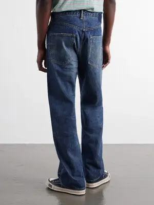 Visvim Social Sculpture 01 Wide-leg Distressed Jeans