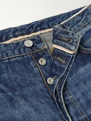 Visvim Social Sculpture 01 Wide-leg Distressed Jeans